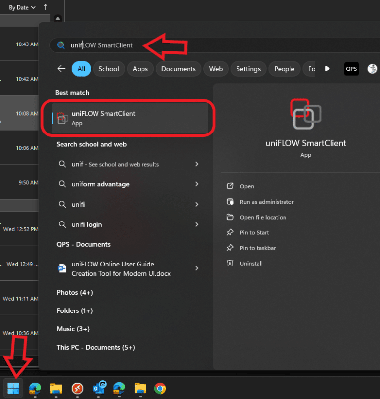 Printing with Canon Uniflow Online from Windows | Quincy Public Schools