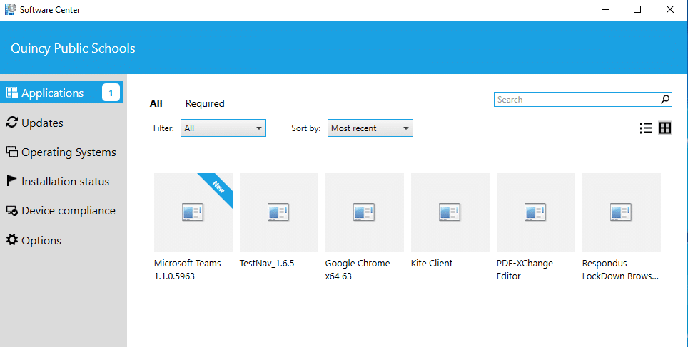 Install Applications with Software Center - Quincy Public Schools